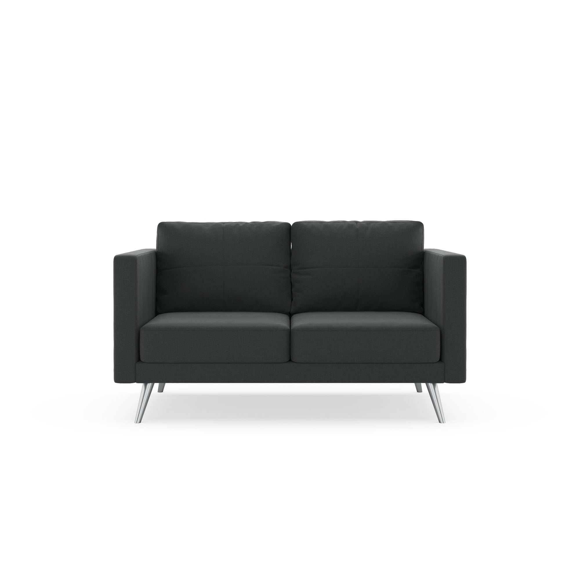 Presley Sofette Cross Weave - Raven Gray - Walmart.com