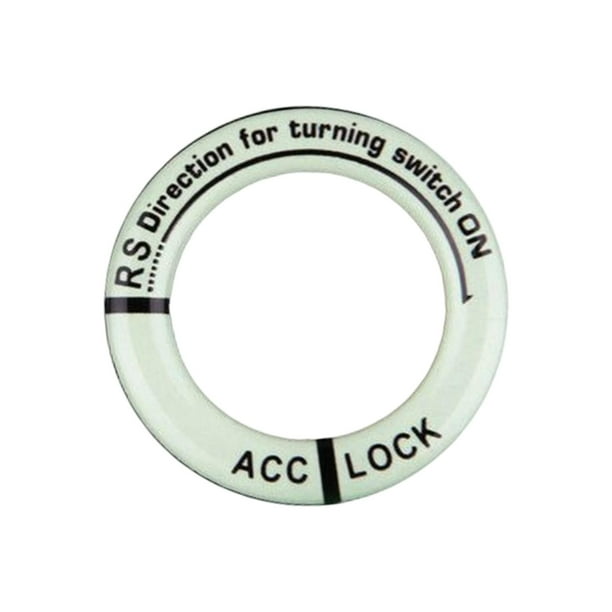 Universal Ignition Button Cover Sticker Glow in The Dark Ignition ...