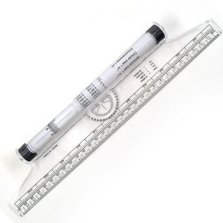1 Pieces Measuring Rolling Ruler, Multi Purpose Drawing Ruler, Drawing ...