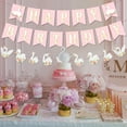 Swan Happy Birthday Banners Swan Princess Party Decoration White Swan ...
