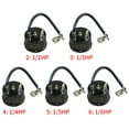2Pcs Refrigerator Thermal Overload Protector 1/2HP/1/3HP/1/4HP/1/5HP/1 ...