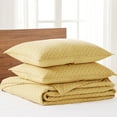 Levtex Home - Cross Stitch Ochre Bedspread Set - Full Bedspread and Two ...