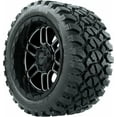 GTW Titan 14" Black Wheel on 23x10-R14 Nomad Steel Belted Radial All ...
