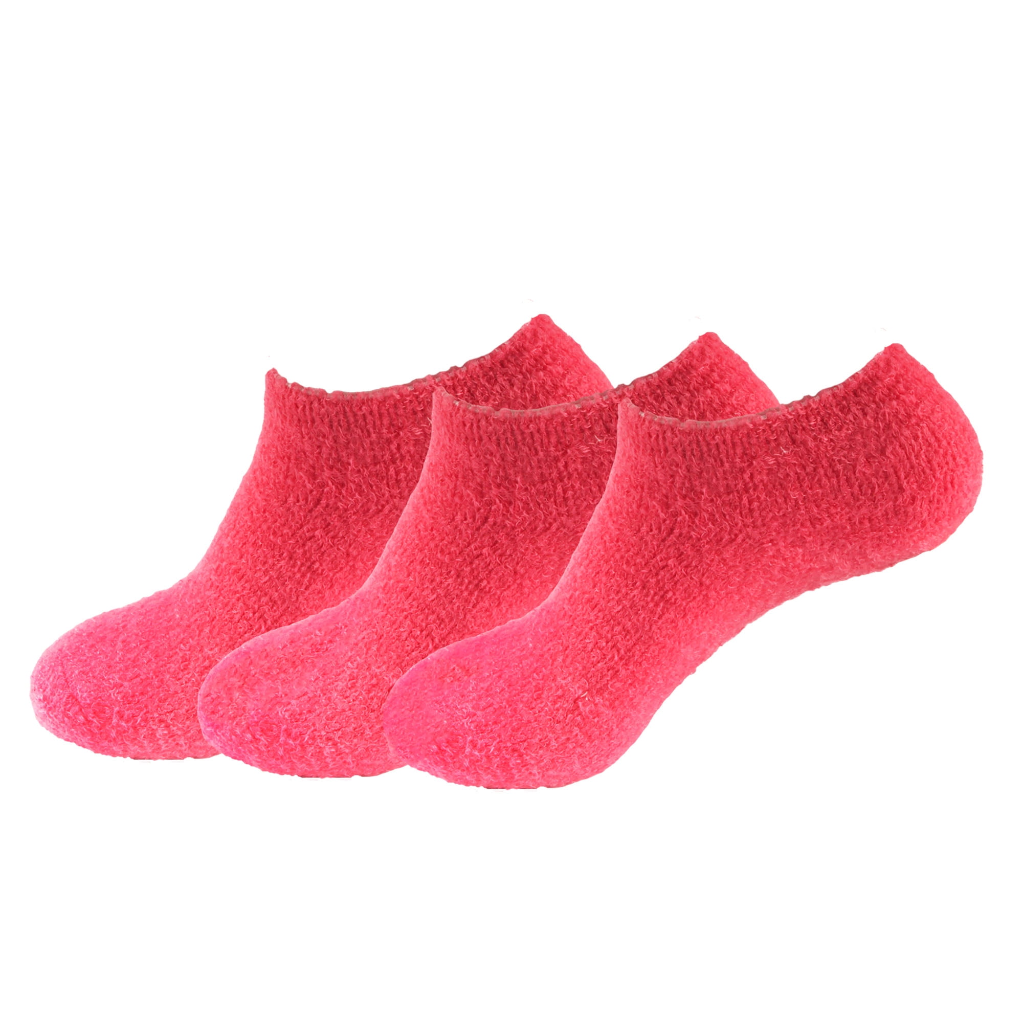 BambooMN Women's Small Medium Fuzzy Soft Aloe Infused Nylon Ankle Socks ...