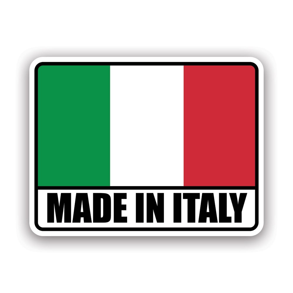 Made in Italy Sticker Decal - Self Adhesive Vinyl - Weatherproof - Made ...