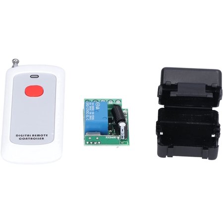 DC 12V Remote Control Switch 1 Way Wireless Long Distance Lamp ...