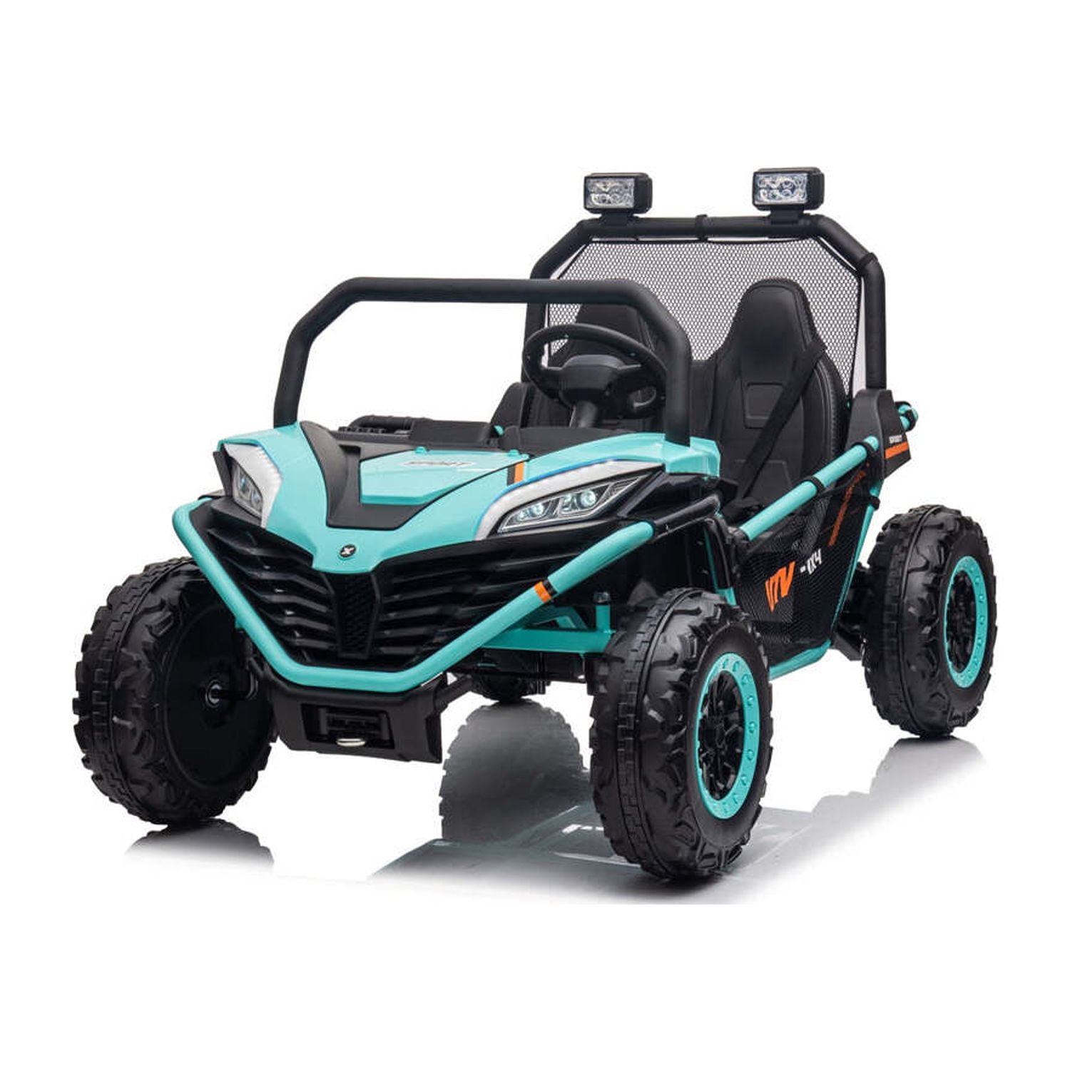 24V Freddo Heavy Metal 2 Seater Ride on UTV for Kids - Walmart.com