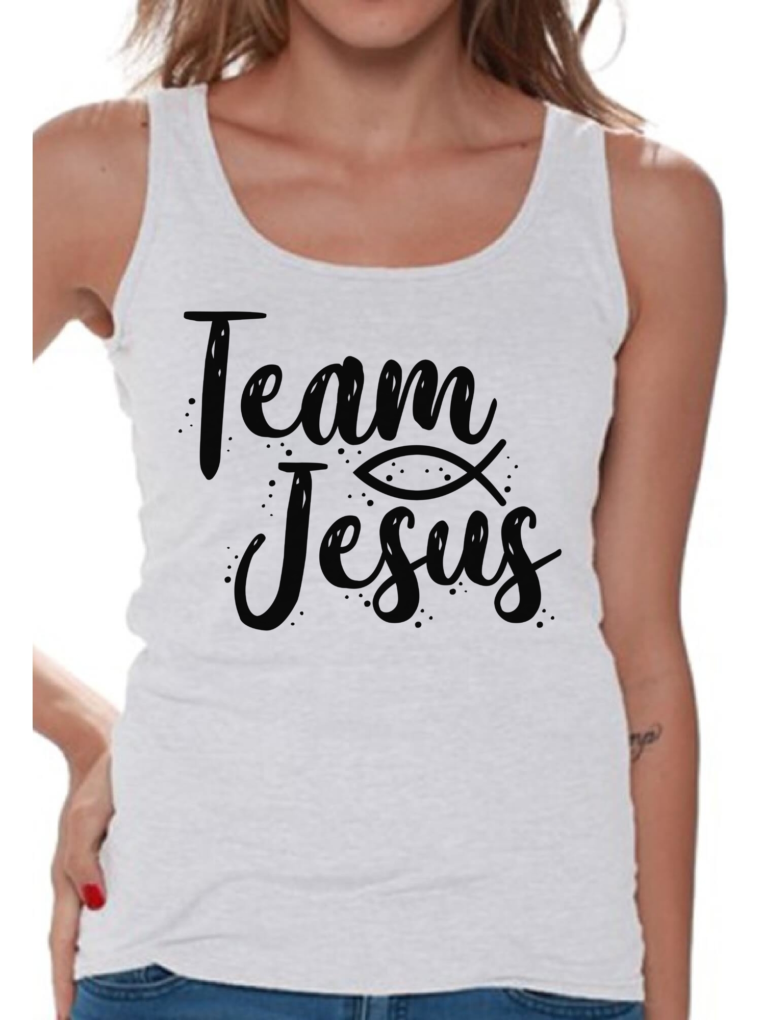 Awkward Styles Team Jesus Tank Top for Her Christian Shirts Christian ...