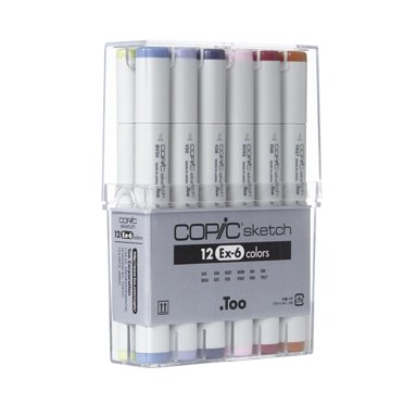 Copic Sketch Marker Set, Bold Primaries - Walmart.com