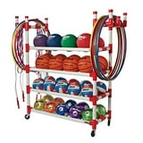 SSN Heavy Duty Metal P.E. Recess Cart for Equipment and Ball Storage ...
