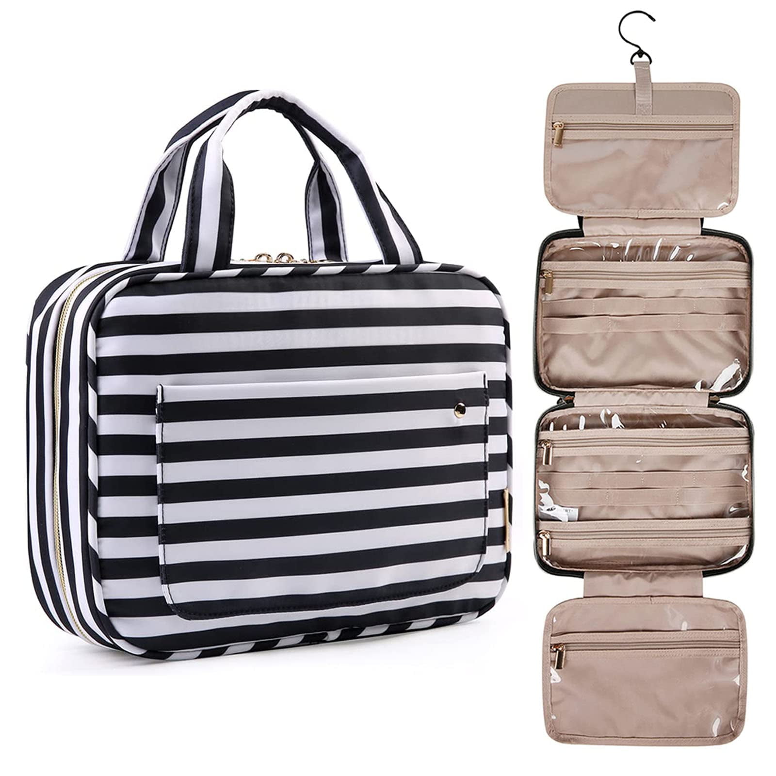 Click here for Hrenwivy Toiletry Bag Travel Bag With Hanging Hook... prices