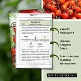 Large Red Cherry Tomato Seeds - Non GMO Heirloom Varieties for your ...