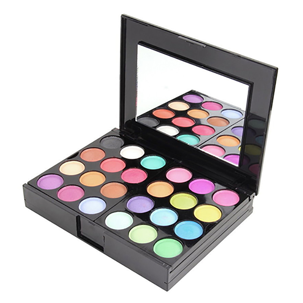 Bluethy Blusher Lip Gloss Shimmers Eyeshadow Palette Makeup Kit Brush ...