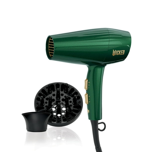 Conair Wicked Elphaba Hair Dryer with Ceramic Technology, Includes ...