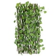 GOTGELIF 27x79 inch Expandable Garden Fence Simulation Fence Gardening ...