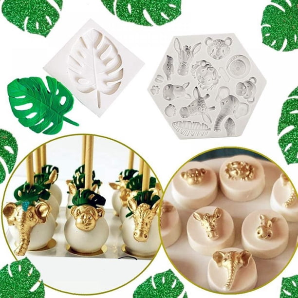 Jungle Wild Animal Cake Mold Jungle Wild Animal Cupcake Decoration ...