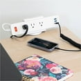 Mount-It! Desktop Surge Protector Power Strip with Clamp Mount | 2 USB ...