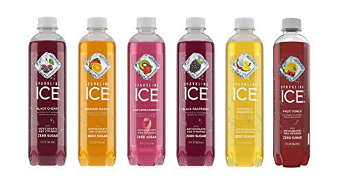 Sparkling Ice Sparkling Water, 6 Flavor Variety, with Antioxidants and ...