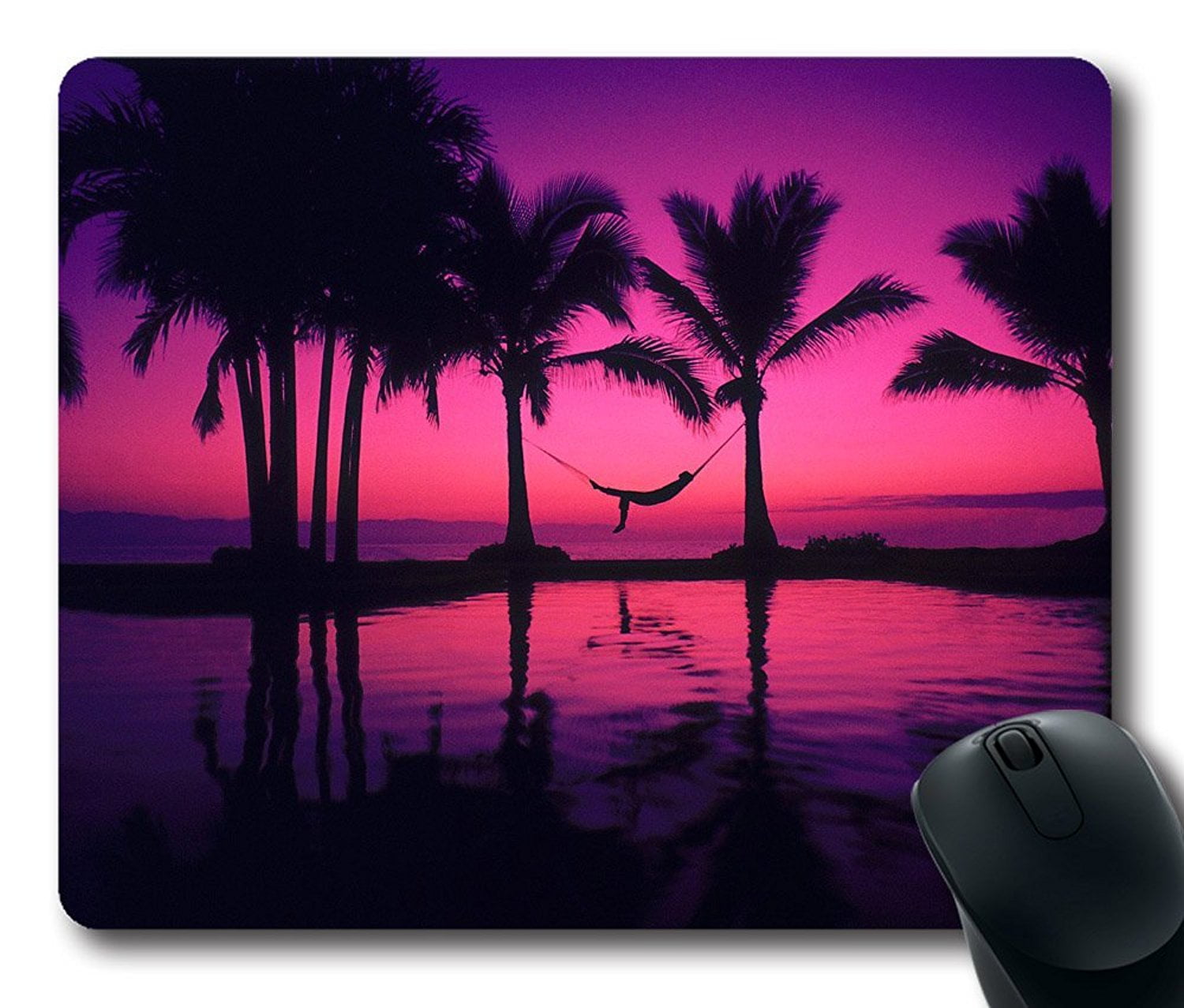 POPCreation Hawaii Beach Purple Sunset Mouse pads Gaming Mouse Pad 9 ...