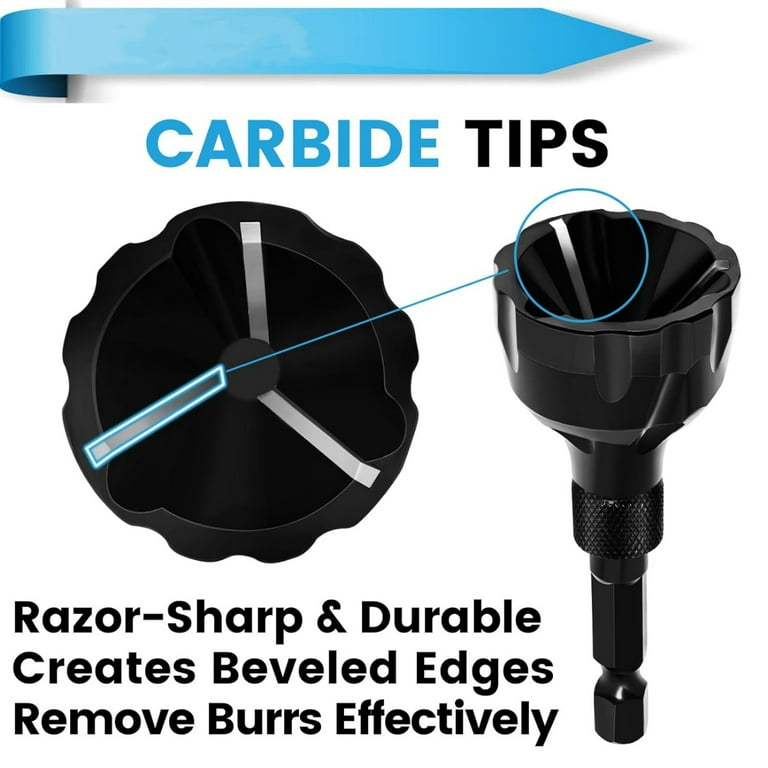 3/4 Drill Bit , With Tungsten Togo Deburring External Chamfer Tool
