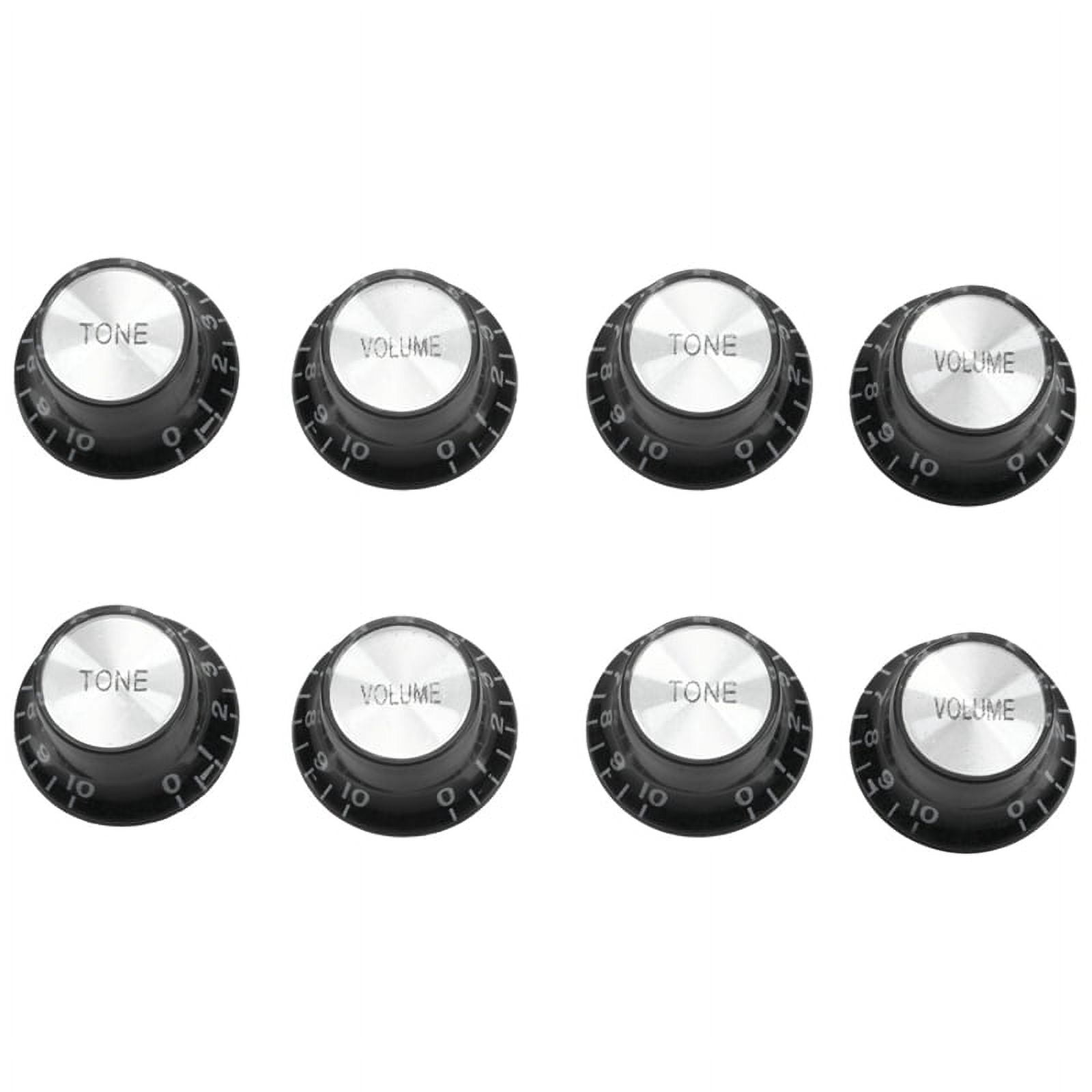 Click here for Unbranded Guitar Knobs 4 Volumes And 4 Tones Silve... prices