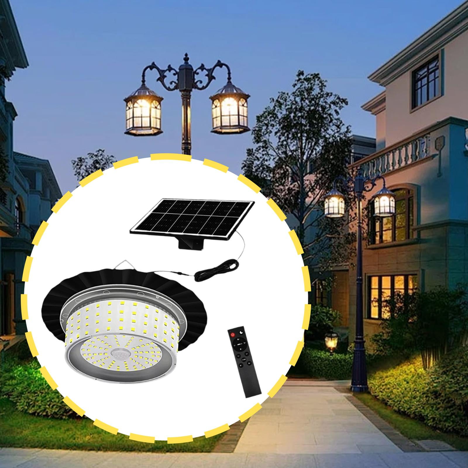 Garden Shed Yard Solar Light 360 degree Iluminación versátil de 68x47 ...
