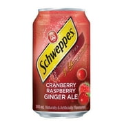 Schweppes Cranberry Raspberry Ginger Ale , 12 x 355 mL cans | Walmart ...