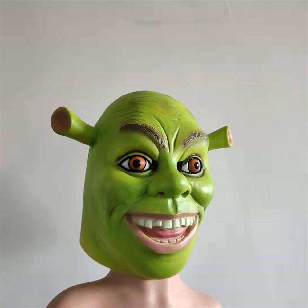 Máscaras verdes de Shrek, máscara de Halloween, película, cosplay ...