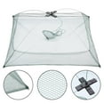 fankhu Portable Folding Square Fishing Net Multi-purpose Practical Simple Operation Fish Network ...