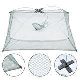 fankhu Portable Folding Square Fishing Net Multi-purpose Practical Simple Operation Fish Network ...