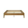Lakehouse Queen Bed Frame, Wood Platform, No Box Spring, Slats Included ...