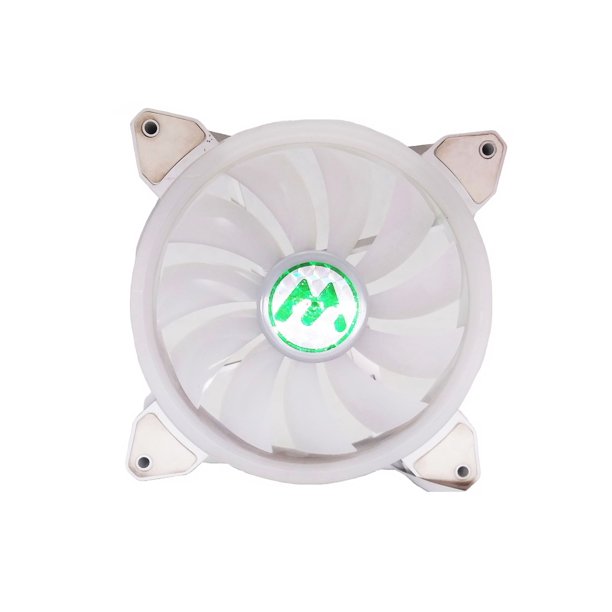 Musetex Fan Cooler PC 1500 PWM White Cooling Fan, 6Pin Connector, 145mm ...