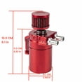 300ml (10oz) Universal Baffled Car Oil Catch Can Kit Reservoir Tank ...