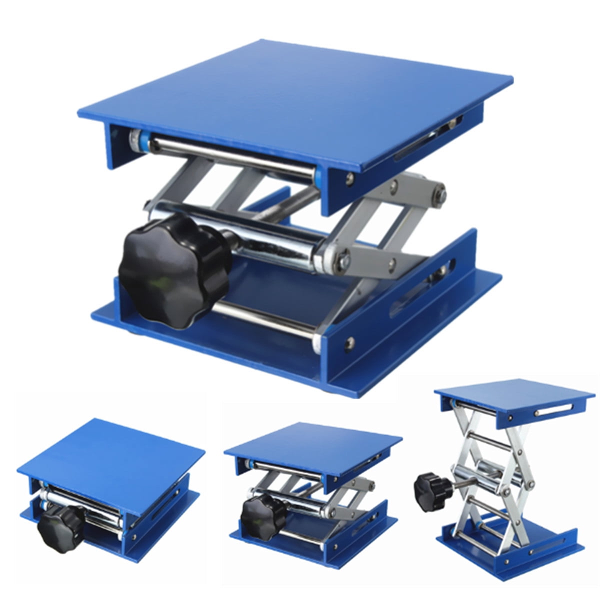 4" Aluminum Lab-Lift Lifting Platforms Stand Rack Scissor Lab Jack ...