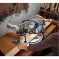 RIDGID 12 in. 15 Amp Miter Saw Corded Dual Bevel Adjustable Miter Table ...