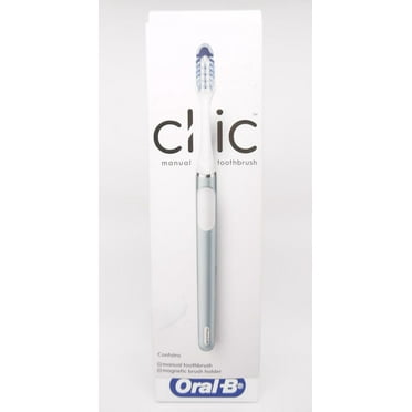 Oral-B Clic Manual Toothbrush, Exceptional Plaque-Removal, with ...