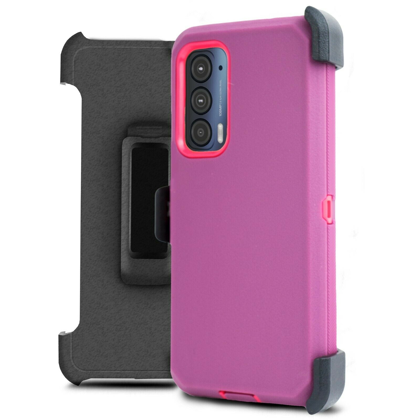 for Moto Edge 2021 Motorola Edge 5G UW Phone Case Dual Layer Full-Body ...