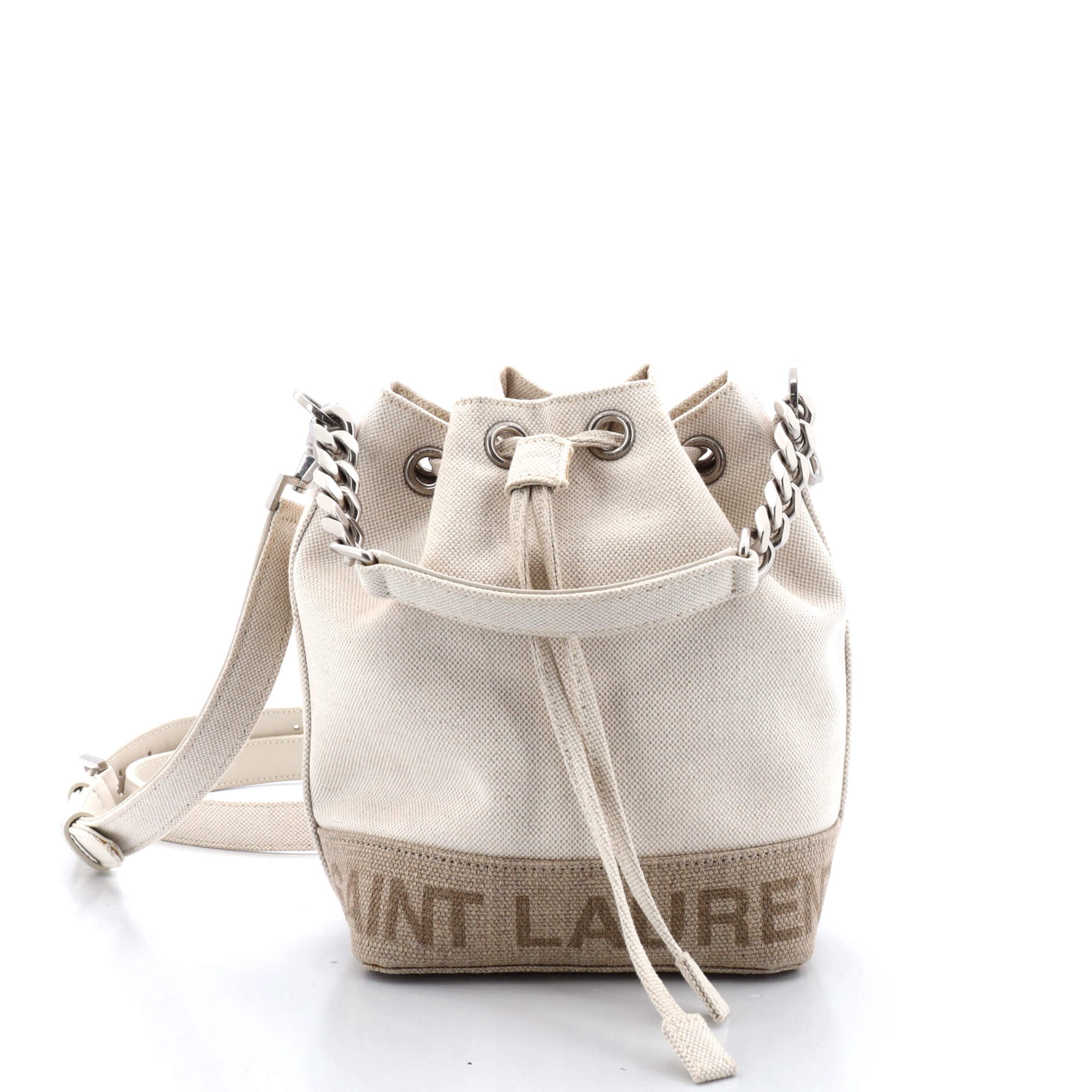 Pre-Owned Rive Gauche Bucket Bag Canvas Mini By Rebag - Walmart.com