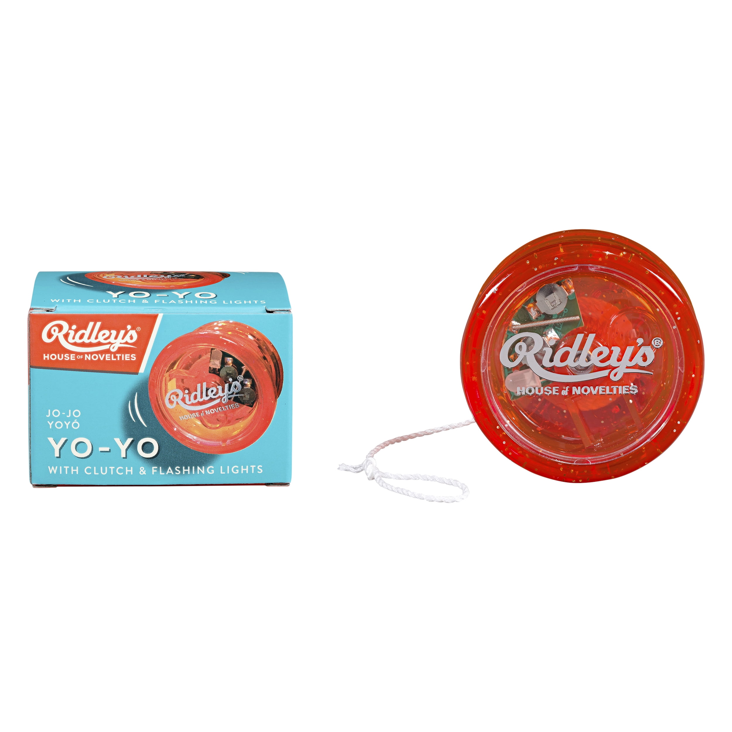 Classic Flashing Plastic Yo-Yo Toy with Extra String and Trick Guide ...