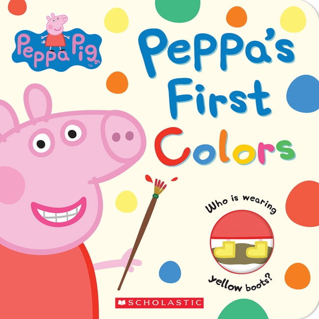 Peppas 1st Colors (Board Book) - Walmart.com