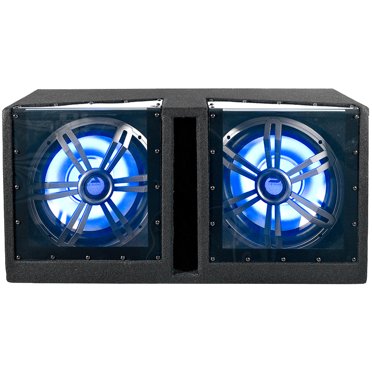 PYRAMID BNPS102 10" 1000W Subwoofer Enclosure Subs Box + Audiopipe ...