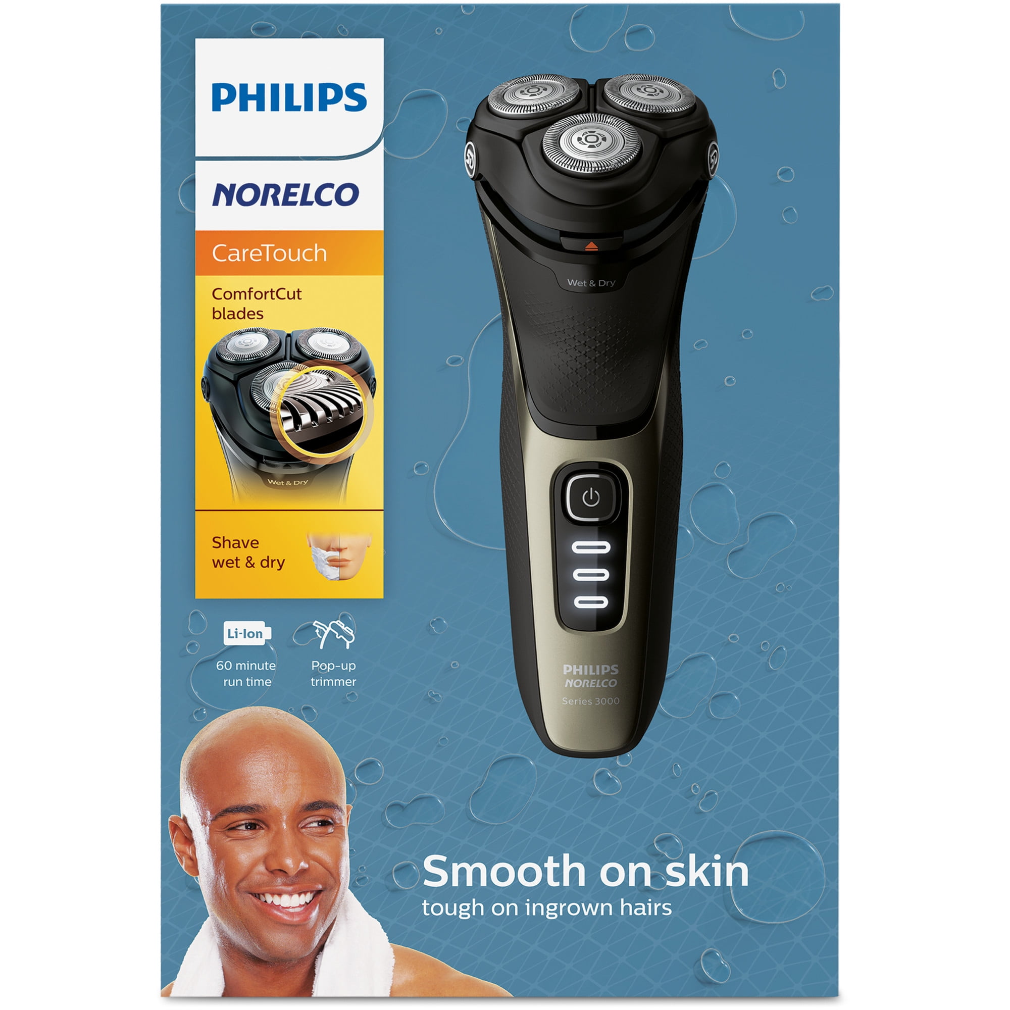 Philips Norelco Caretouch Shaver For Head and Face, S3210/51 Deals and ...