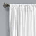 "Lush Decor Allison Ruffle Bedroom Coverings, 84"" x 40"" Solid White 2 ...