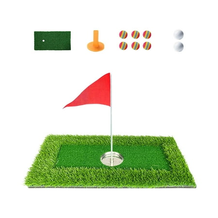 Floating Golf Green Pad Golf Balls Golf Tee Practice Hitting Mat ...