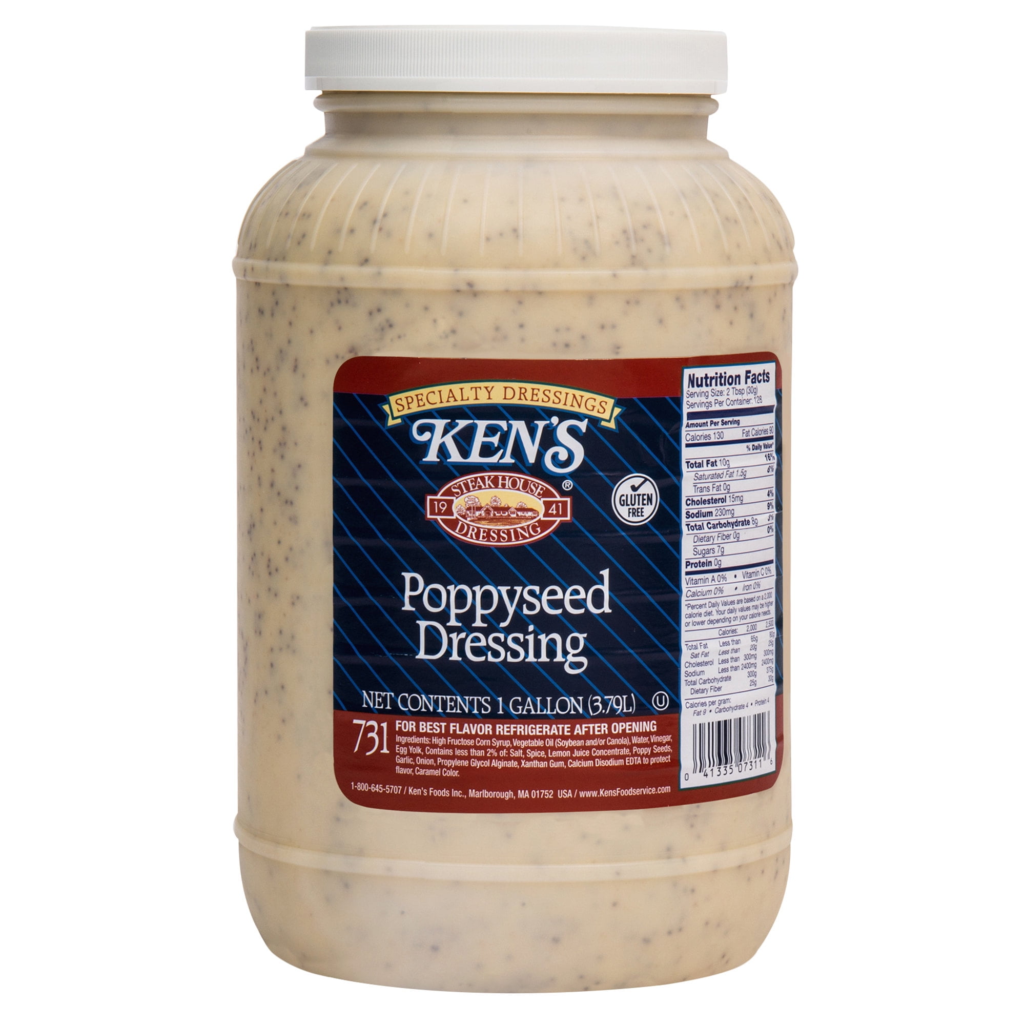 Click here for Kens Foods 1 Gallon Poppyseed Dressing 1 Gal prices