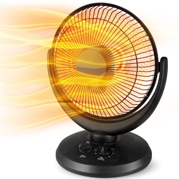 Presto Heat Dish Plus Parabolic Electric Heater with Space Tip ...