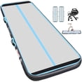 FBSPORT 20ft Air Mat Tumble Track Inflatable Gymnastics Tumbling Track ...