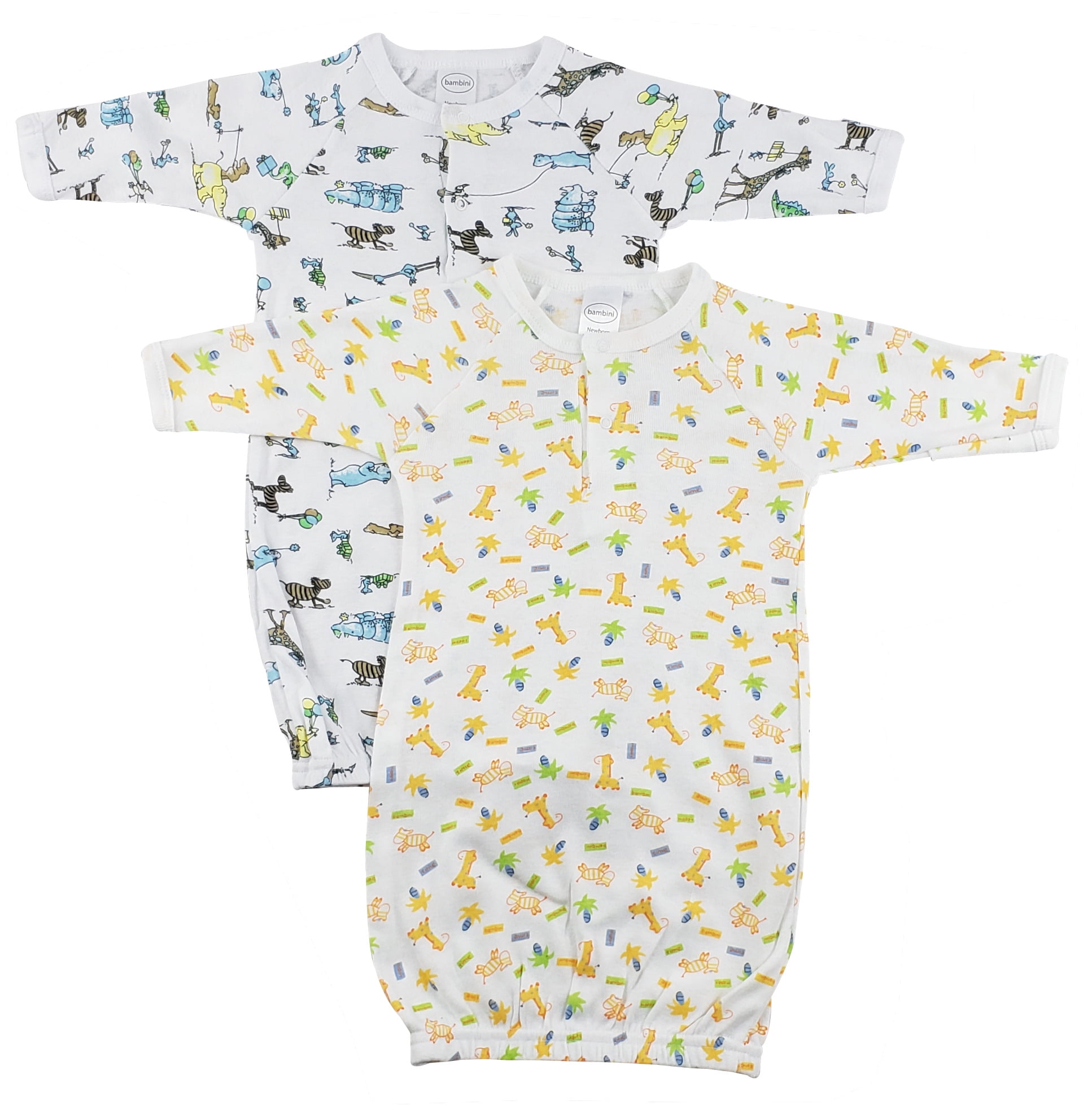 Infant Gowns - 2 Pack - Walmart.com