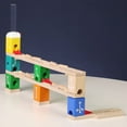 Hape: Quadrilla Basic Coding Set - 102 pc Wooden Marble Run Construction, Block & Marble ...