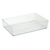 Simplify Medium Rectangular Drawer Organizer, Clear - Walmart.com